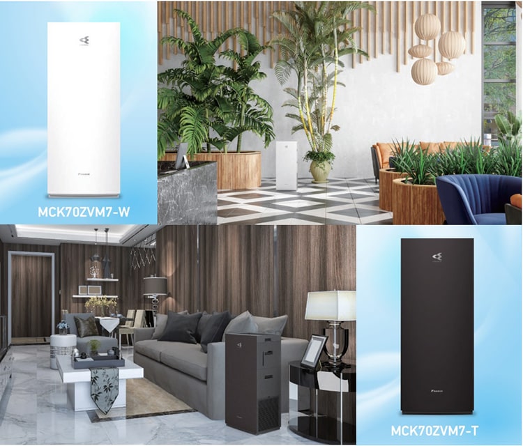 Máy lọc không khí tạo ẩm Daikin MCK70ZVM7-W(T) | Không Khí XANH